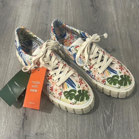 FARM Rio | Shoes | Farm Rio Copacabana Platform Boho Women Sneakers ...